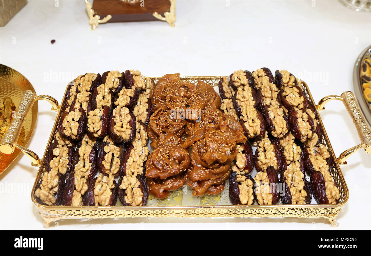 Kuwait City. 23rd May, 2018. Photo taken on May 23, 2018 shows sweets ...