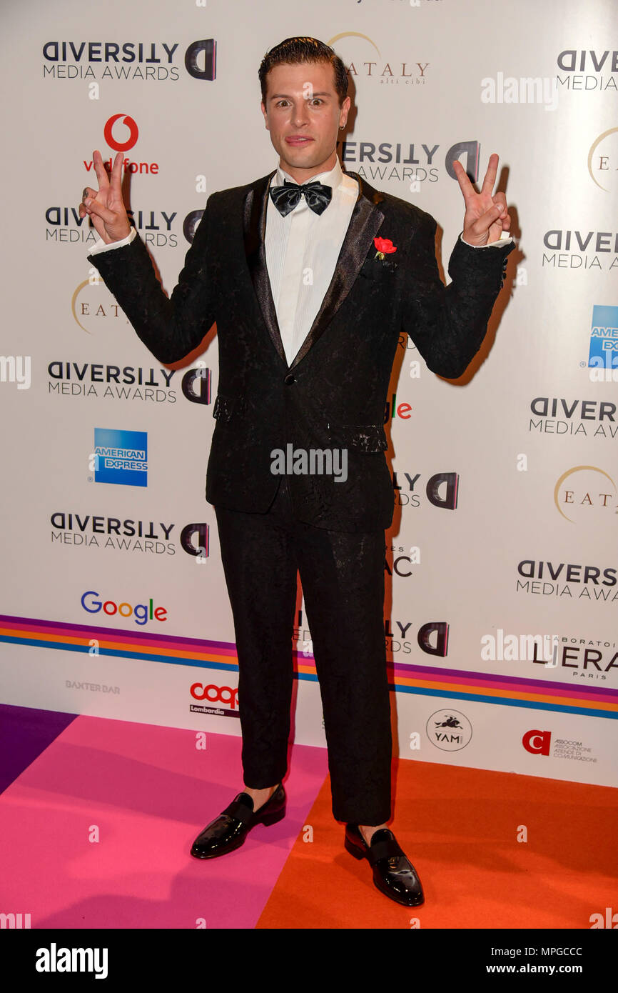 Milan, Italy. 24th May, 2018. Milan, "Diversity" Gala Evening In the picture: Marco Ferrero ...