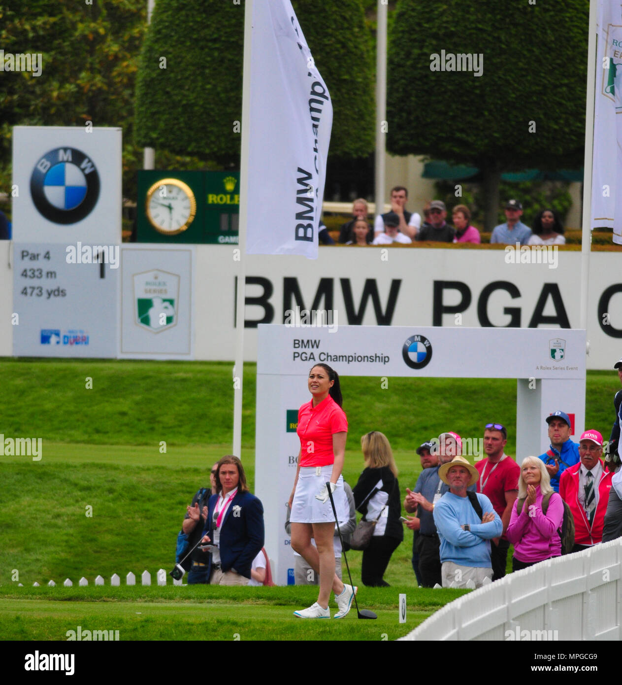 Sam Quek playing golf Stock Photo - Alamy