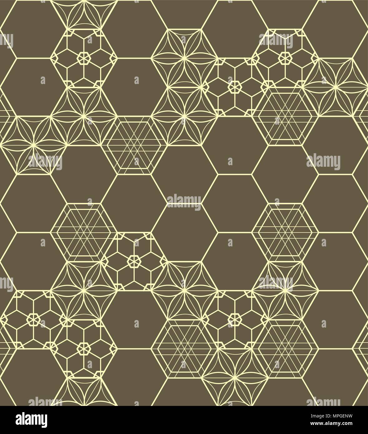 Japanese pattern vector. Black and white geometric background Stock ...