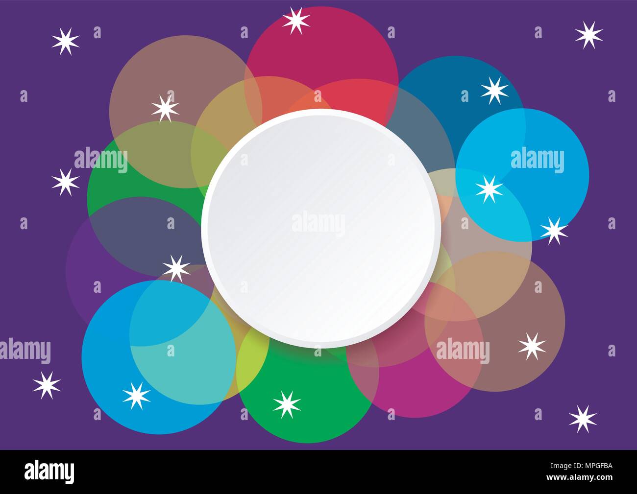 Circle shapes graphic background Stock Vector Images - Alamy