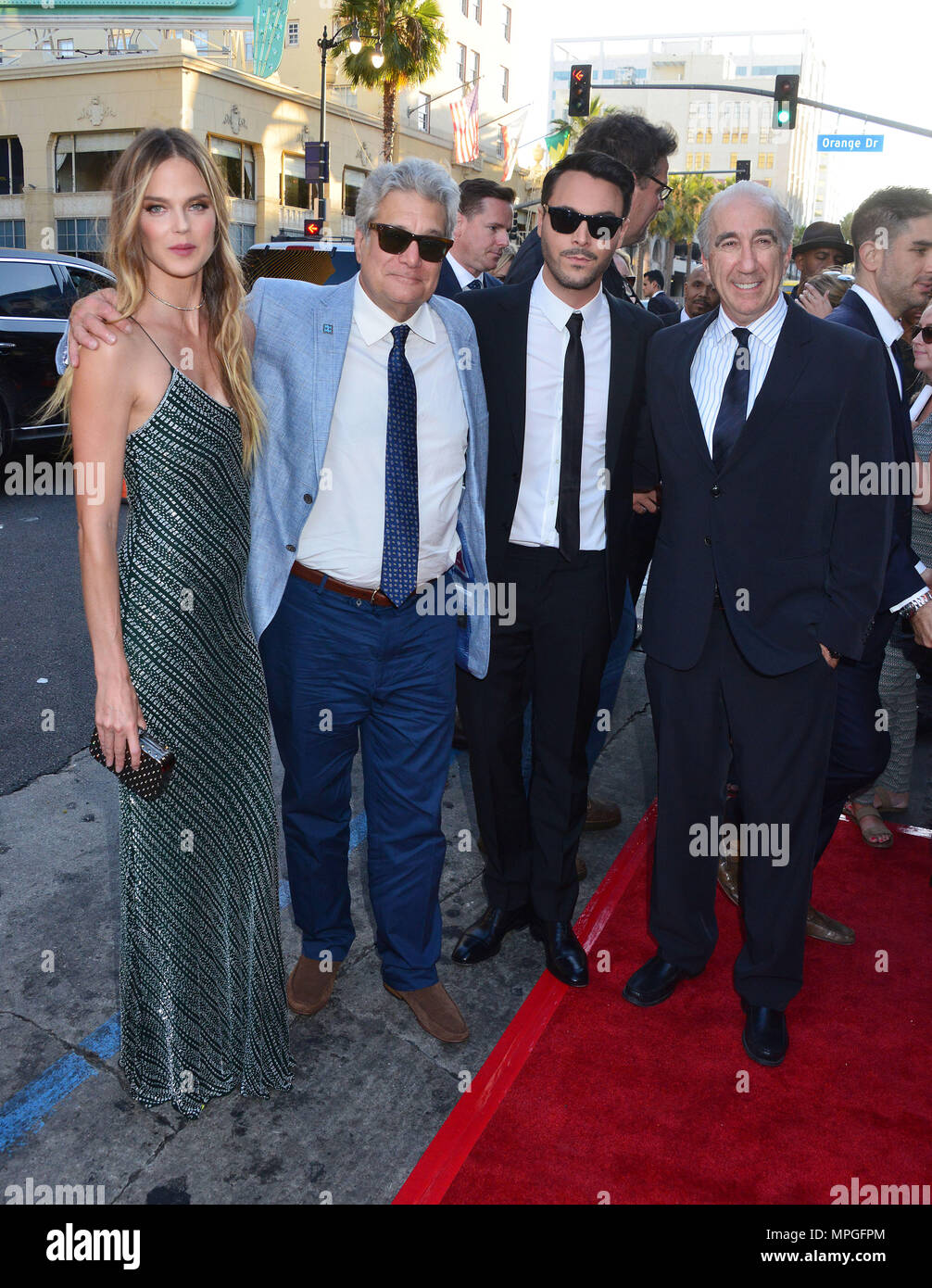Shannen Click, Keith R. Clarke, Jack Huston, Gary Barber at the Ben-Hur ...