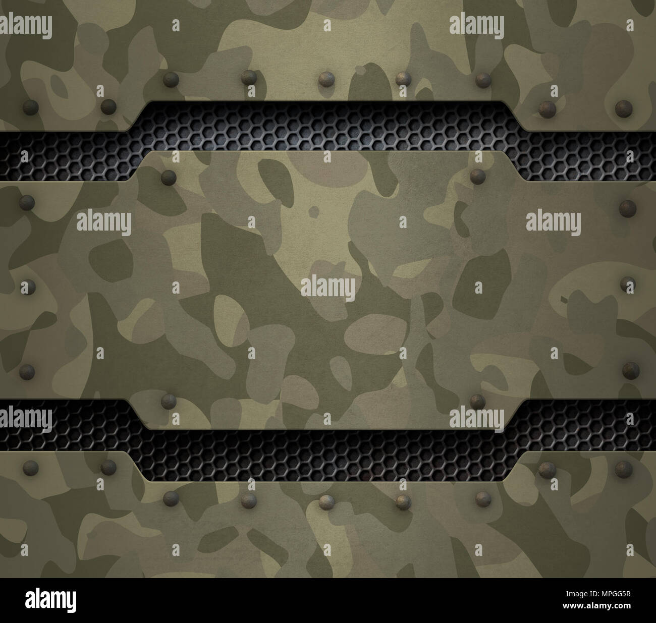 Military metal background 3d illustration Stock Photo - Alamy