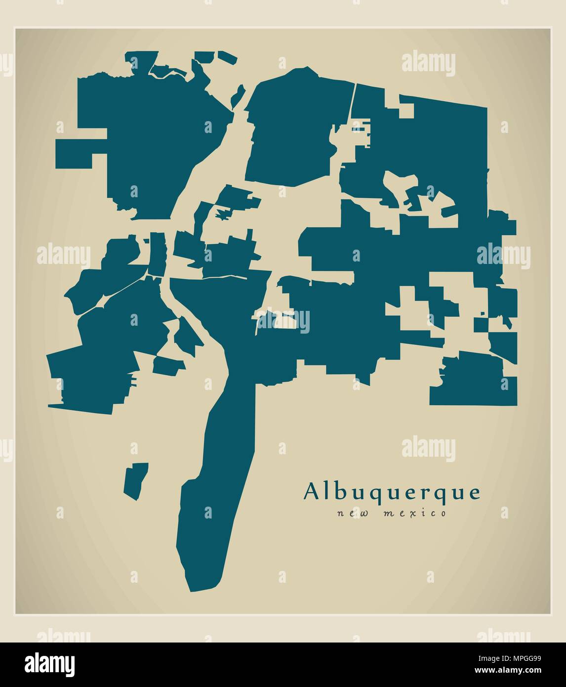 Map of new mexico hi-res stock photography and images - Alamy