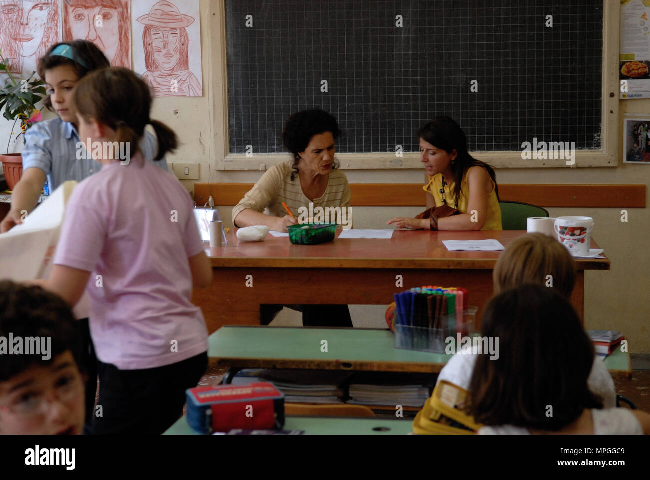 Italy school classroom hi-res stock photography and images - Alamy
