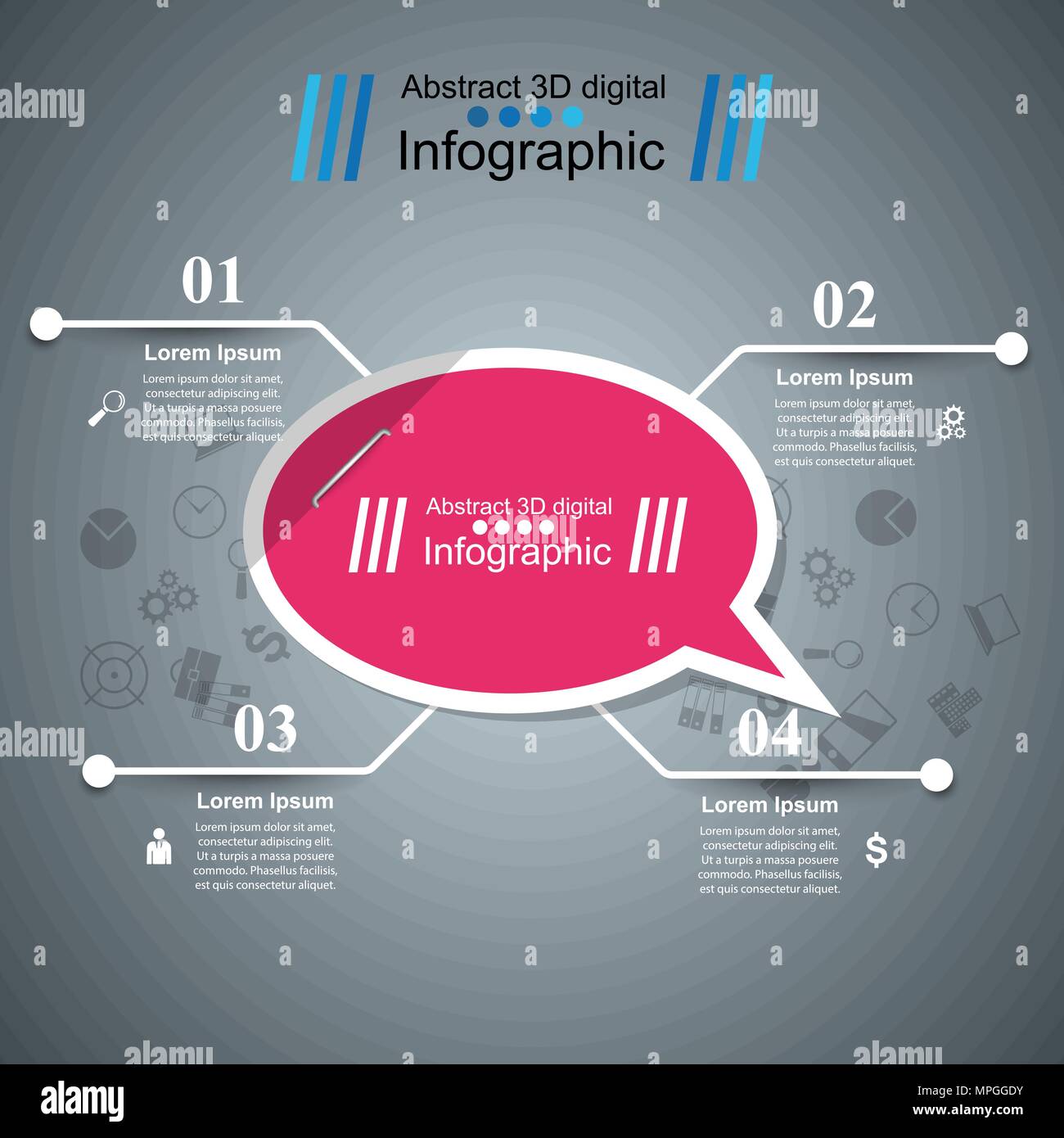 Paper banner - business infographic Stock Vector Image & Art - Alamy