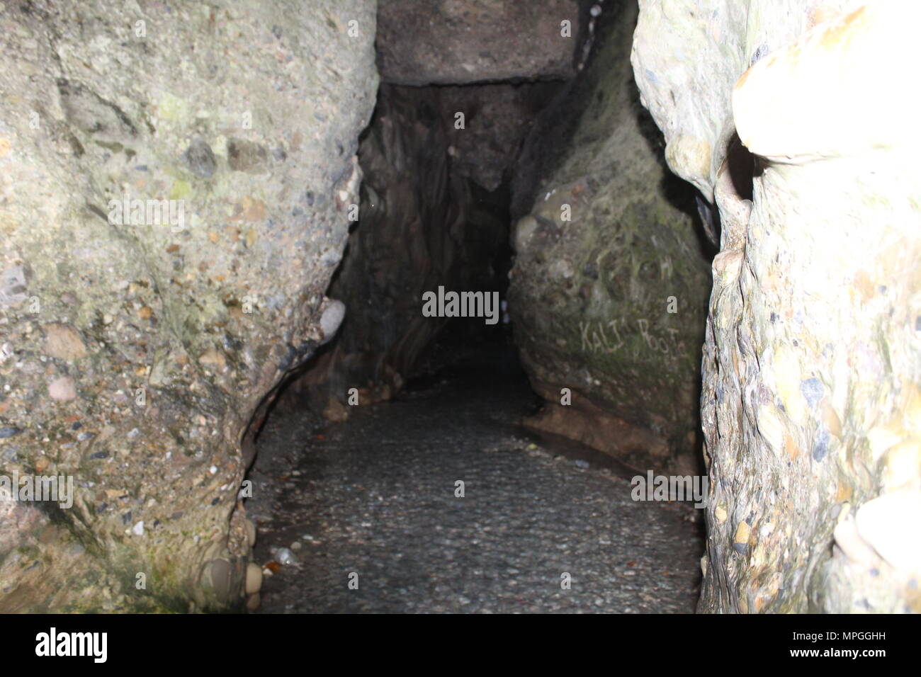 River robbers cave locally known as guchhupani hi-res stock photography ...