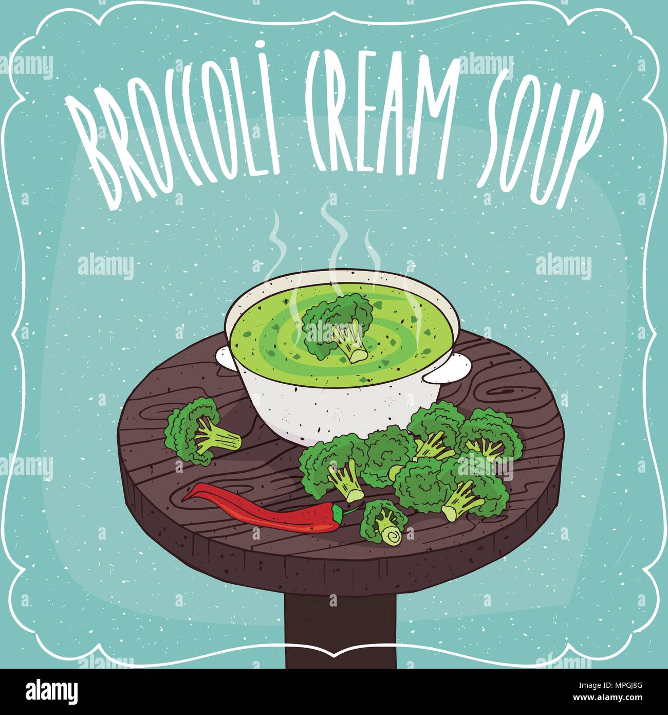 Image of broccoli Stock Vector Images - Alamy