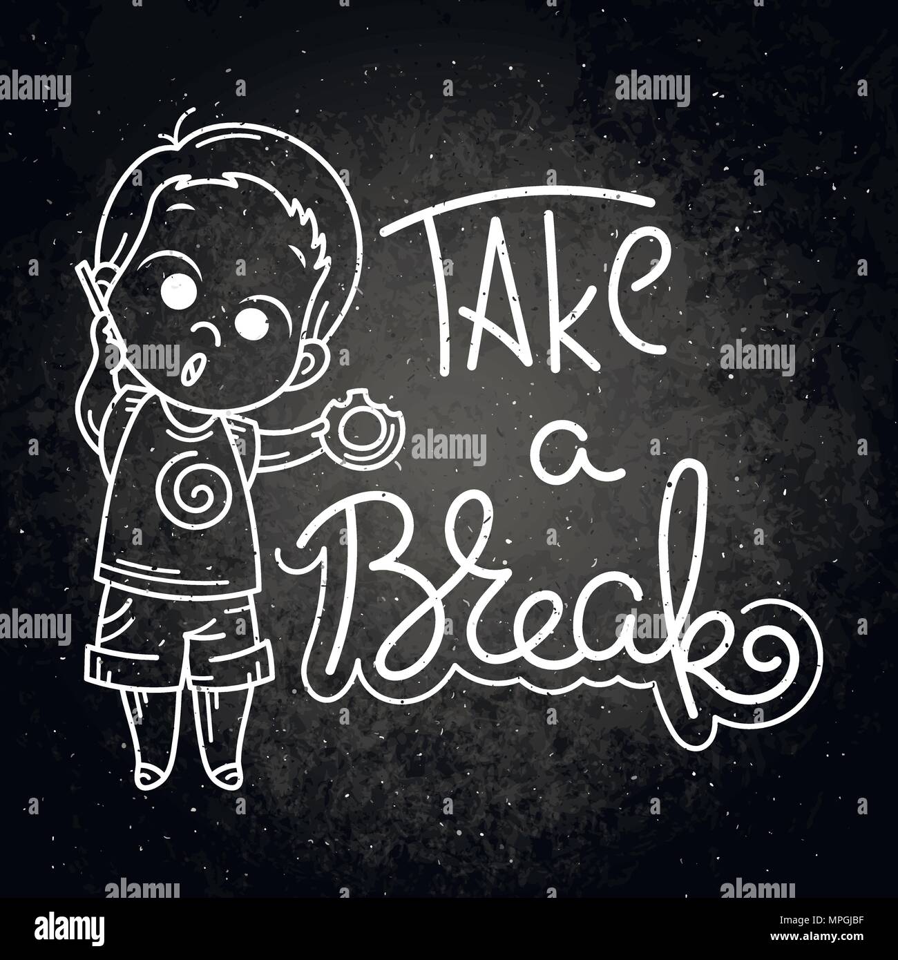 Take a break concept Stock Vector Images - Alamy