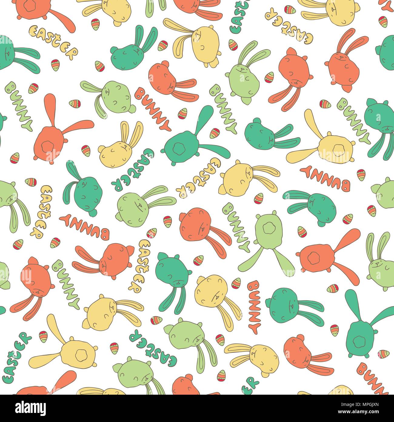 Seamless rabbit hi-res stock photography and images - Alamy