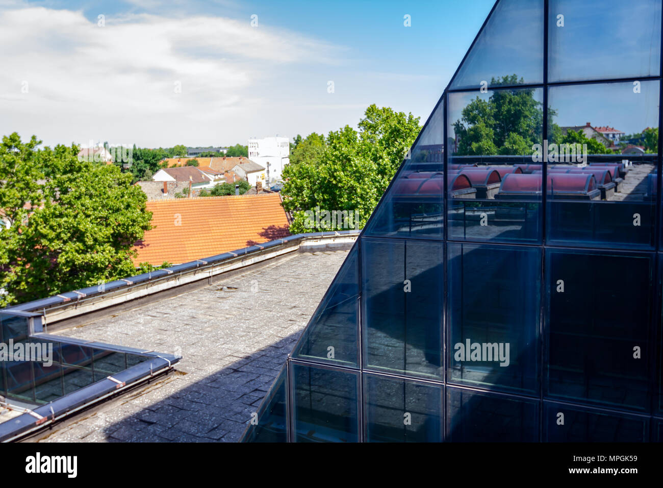 Top view glass roof large hi-res stock photography and images - Alamy