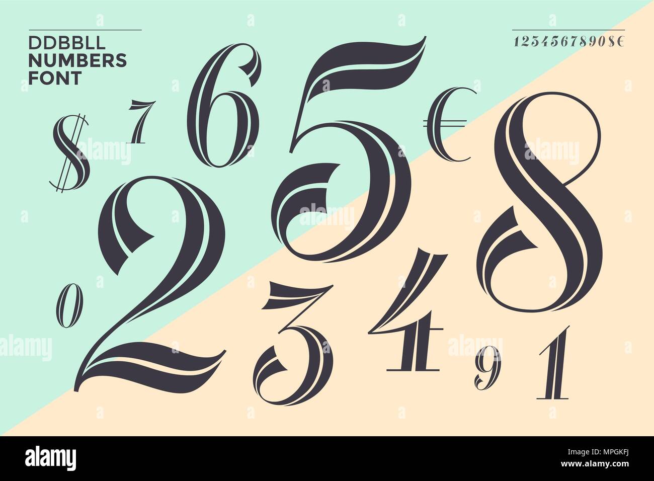 Classic font hi-res stock photography and images - Alamy