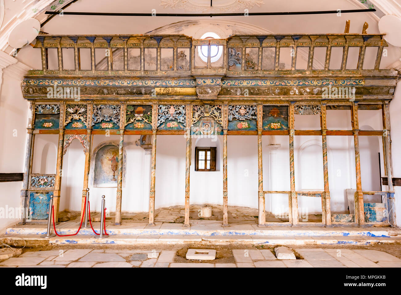 Interior view of Ayasosti Church at village of Sirince.Selcuk,Izmir ...