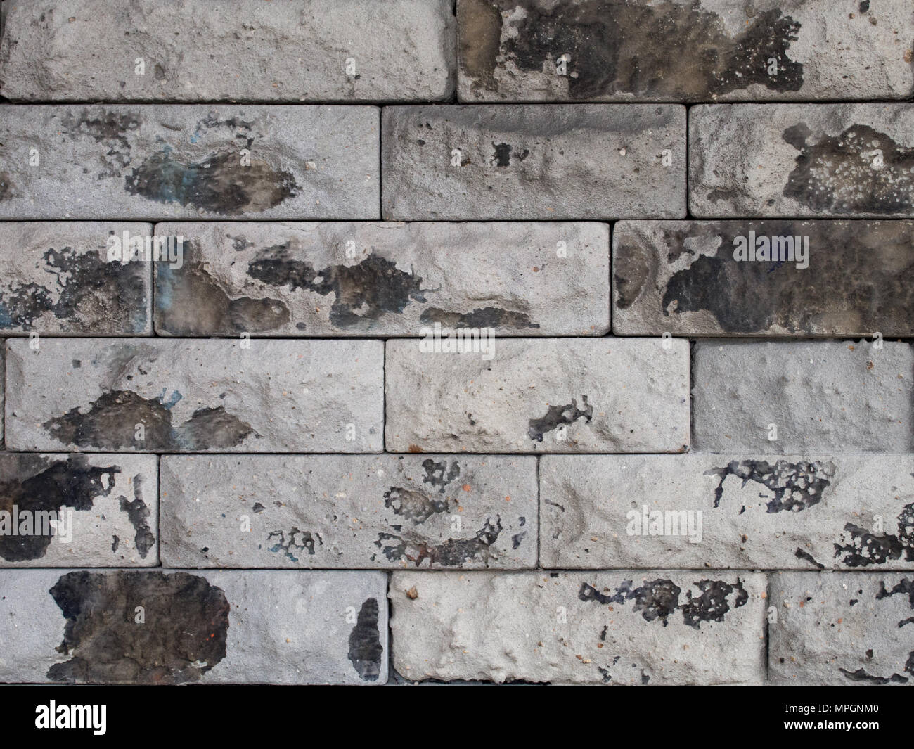 Grey old brick texture Stock Photo - Alamy