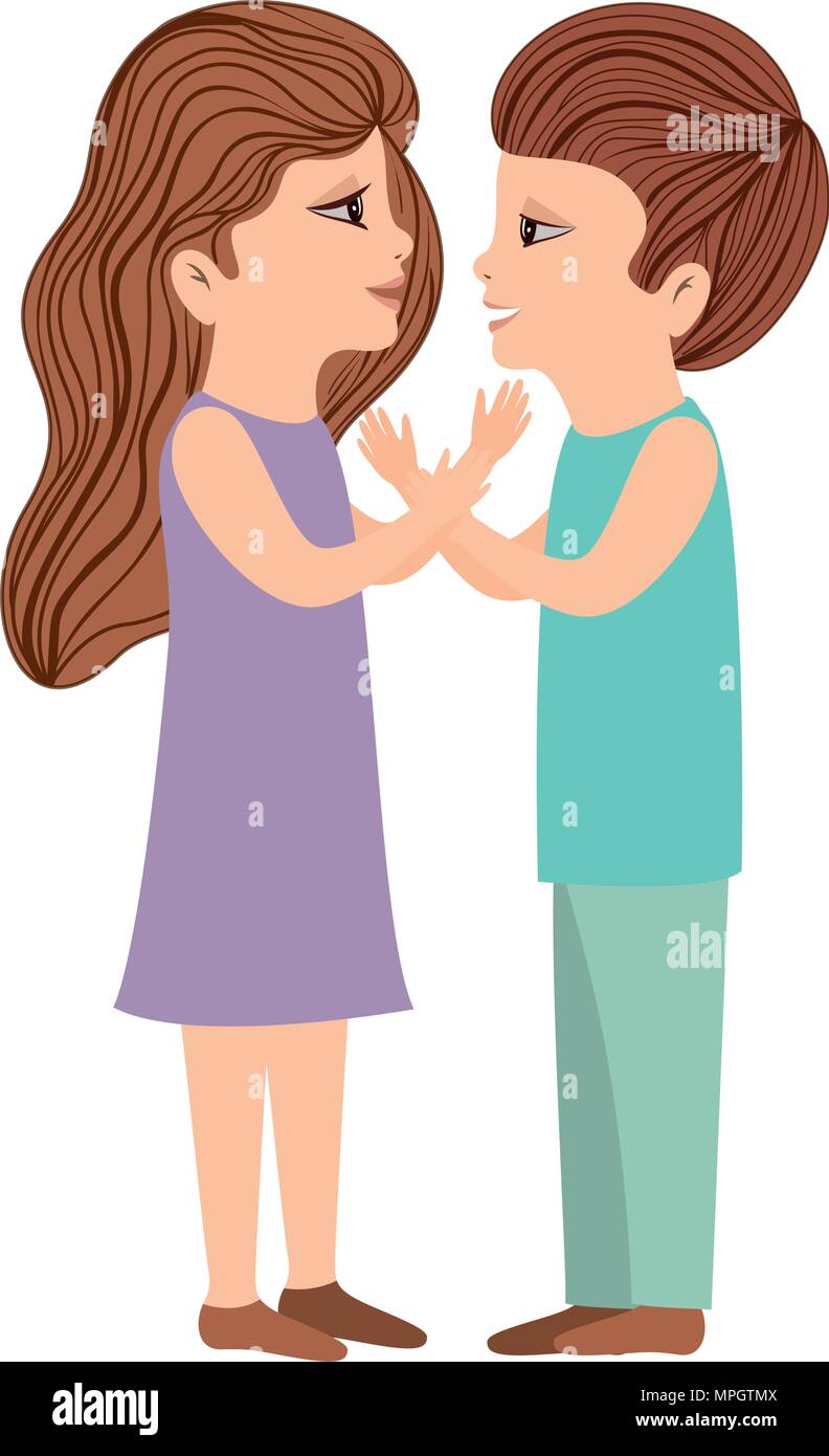 cute little kids avatars characters Stock Vector Image & Art - Alamy