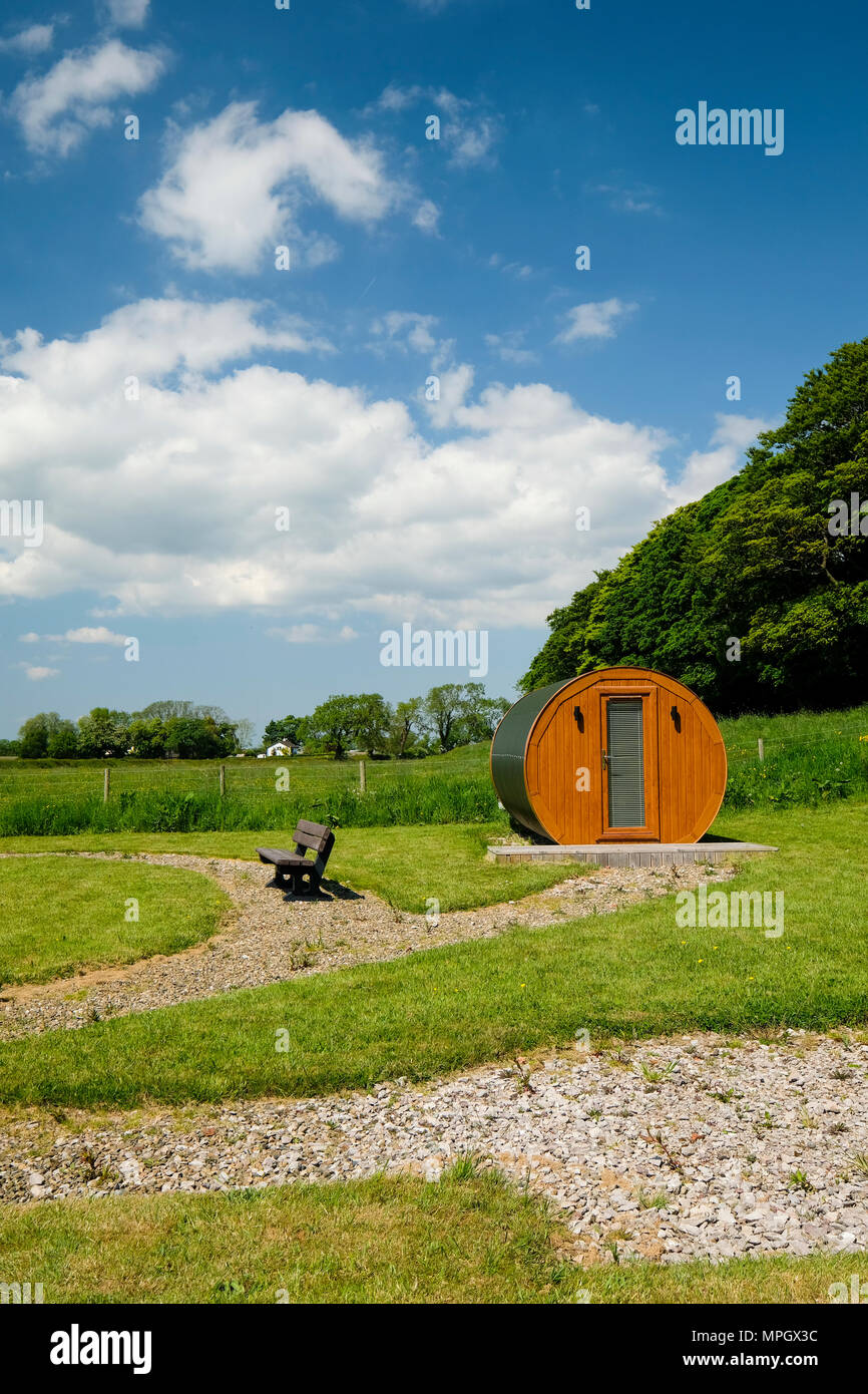Camping Pods in the grounds of the Hand & Dagger Pub in the Lancashire ...