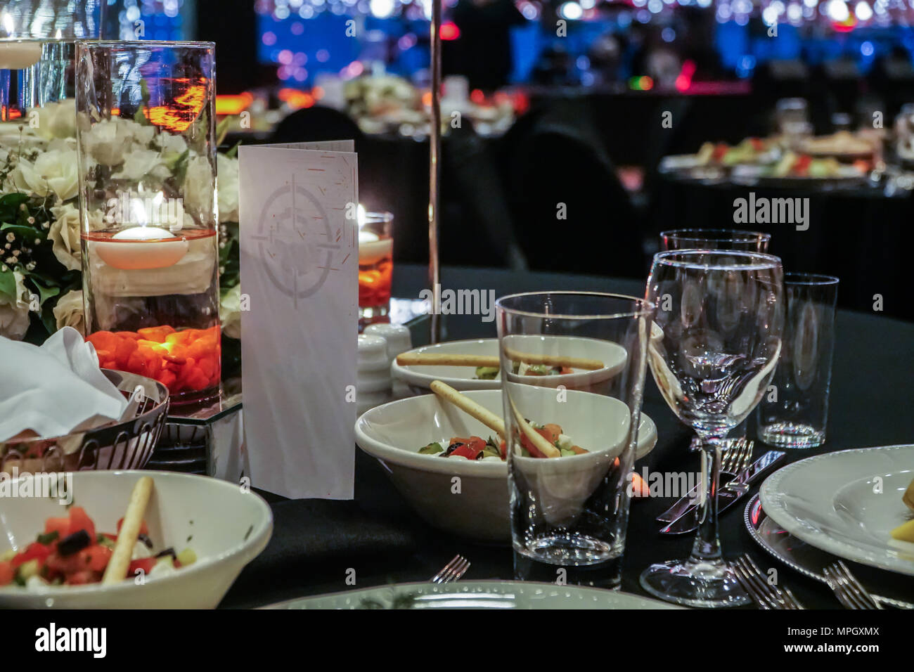 Gala dinner and place setting hi-res stock photography and images - Alamy