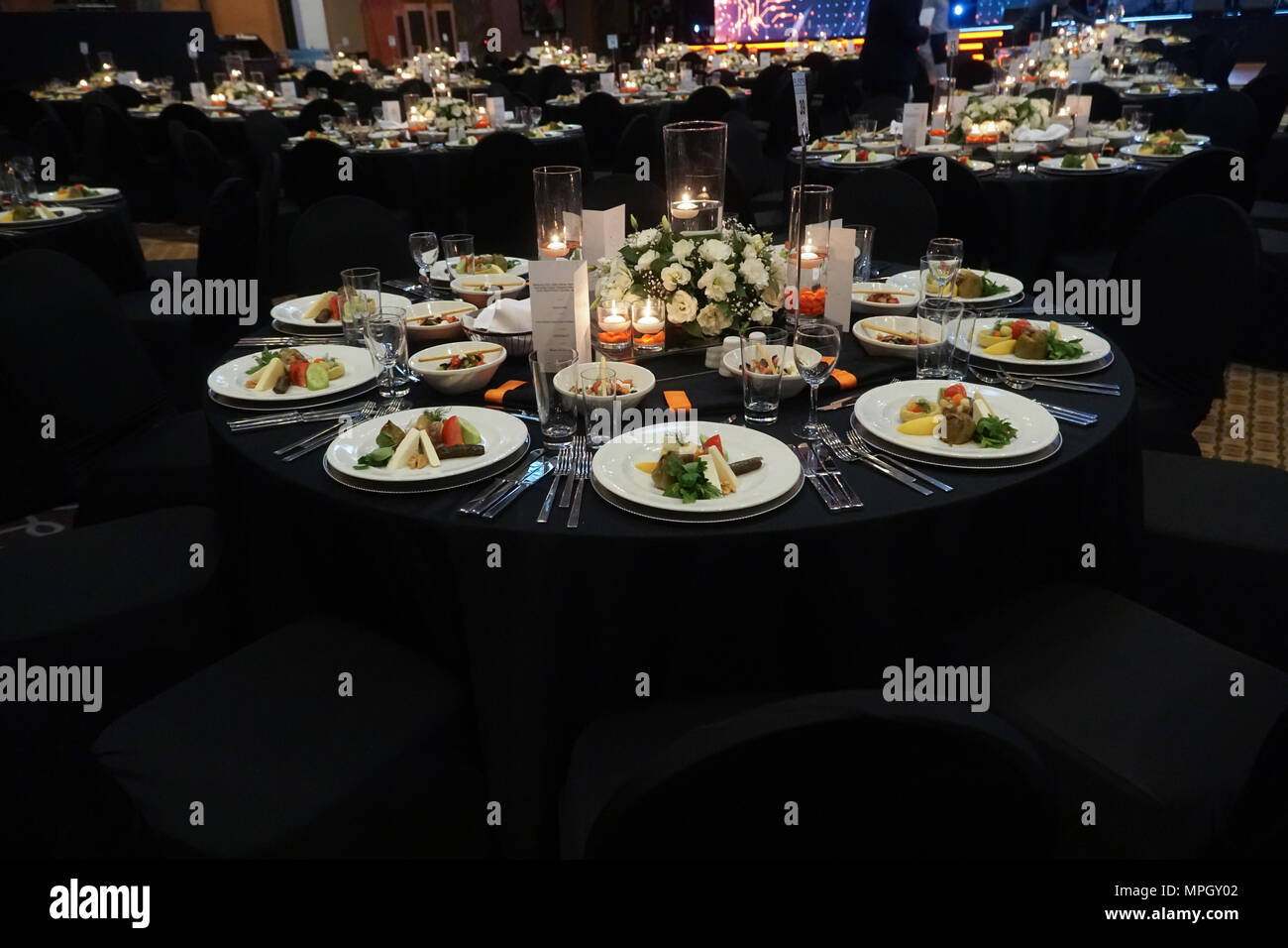 Gala dinner tables hi-res stock photography and images - Alamy