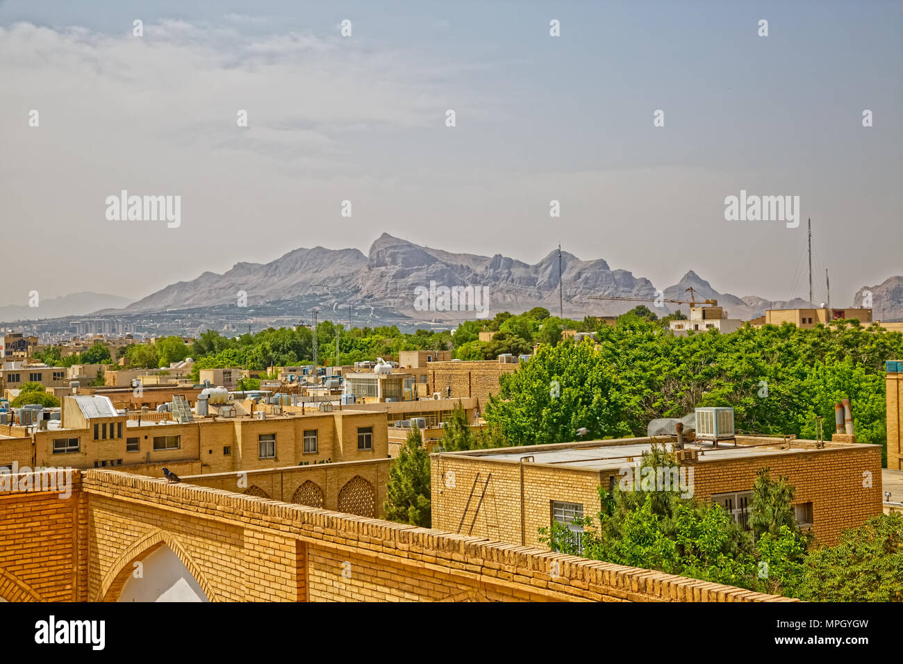 Isfahan mountain in distance Stock Photo - Alamy