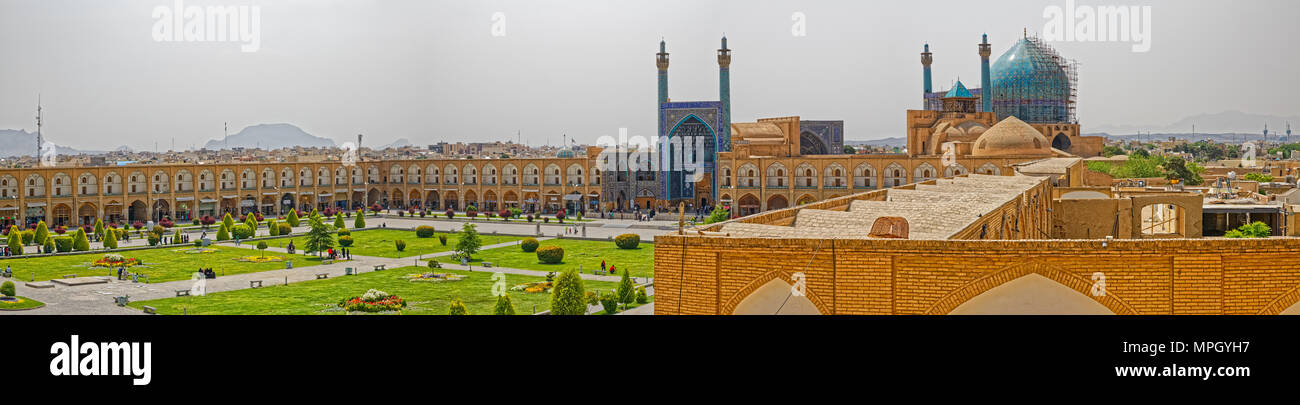 Isfahan mosque aerial view hi-res stock photography and images - Alamy