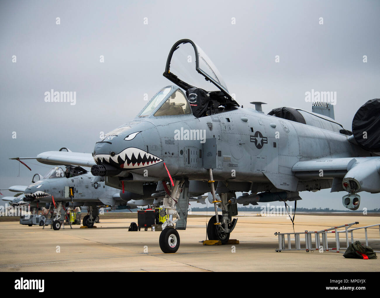 A-10 Thunderbolt IIs with the 74th Fighter Squadron from Moody Air ...