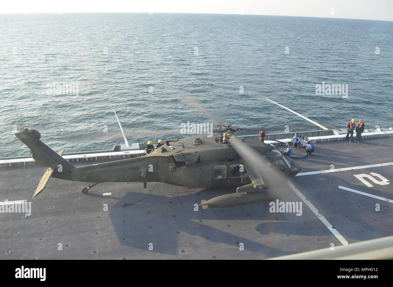 Soldiers from the 2nd Combat Aviation Brigade, 2nd Infantry Division ...