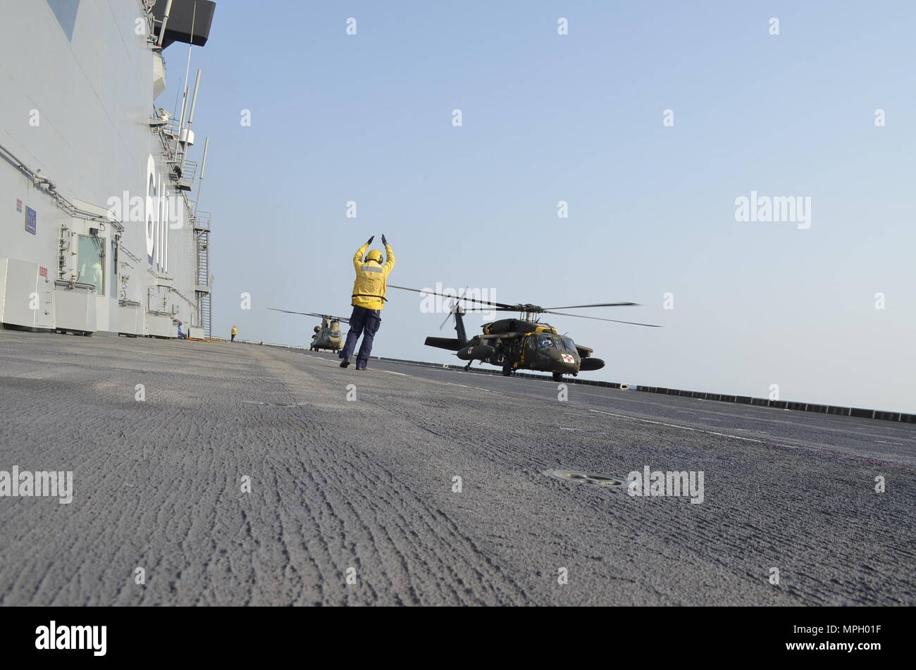 Soldiers from the 2nd Combat Aviation Brigade, 2nd Infantry Division ...