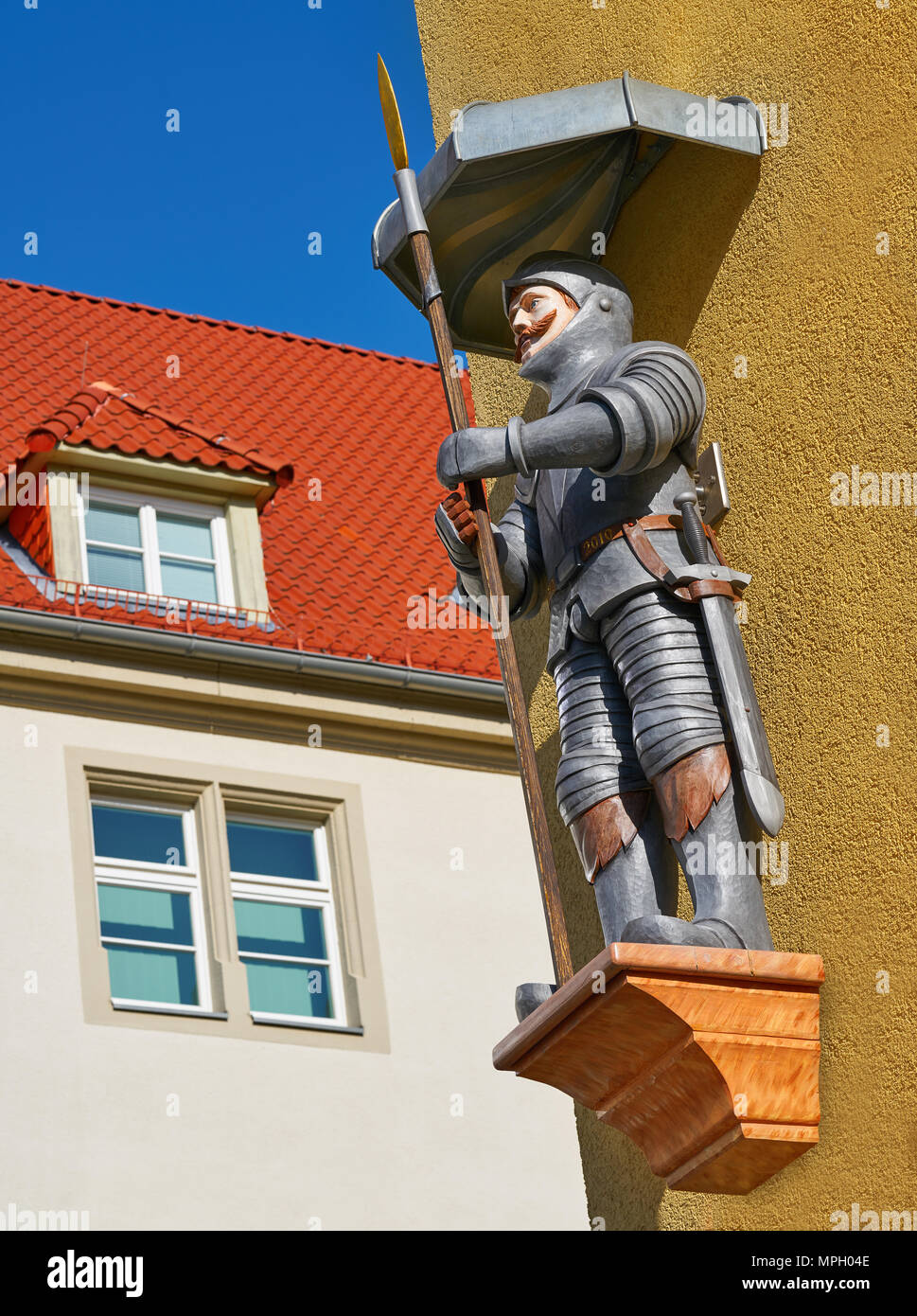 Riese and riesenhaus Giant house figure in Nordhausen Harz of Germany ...