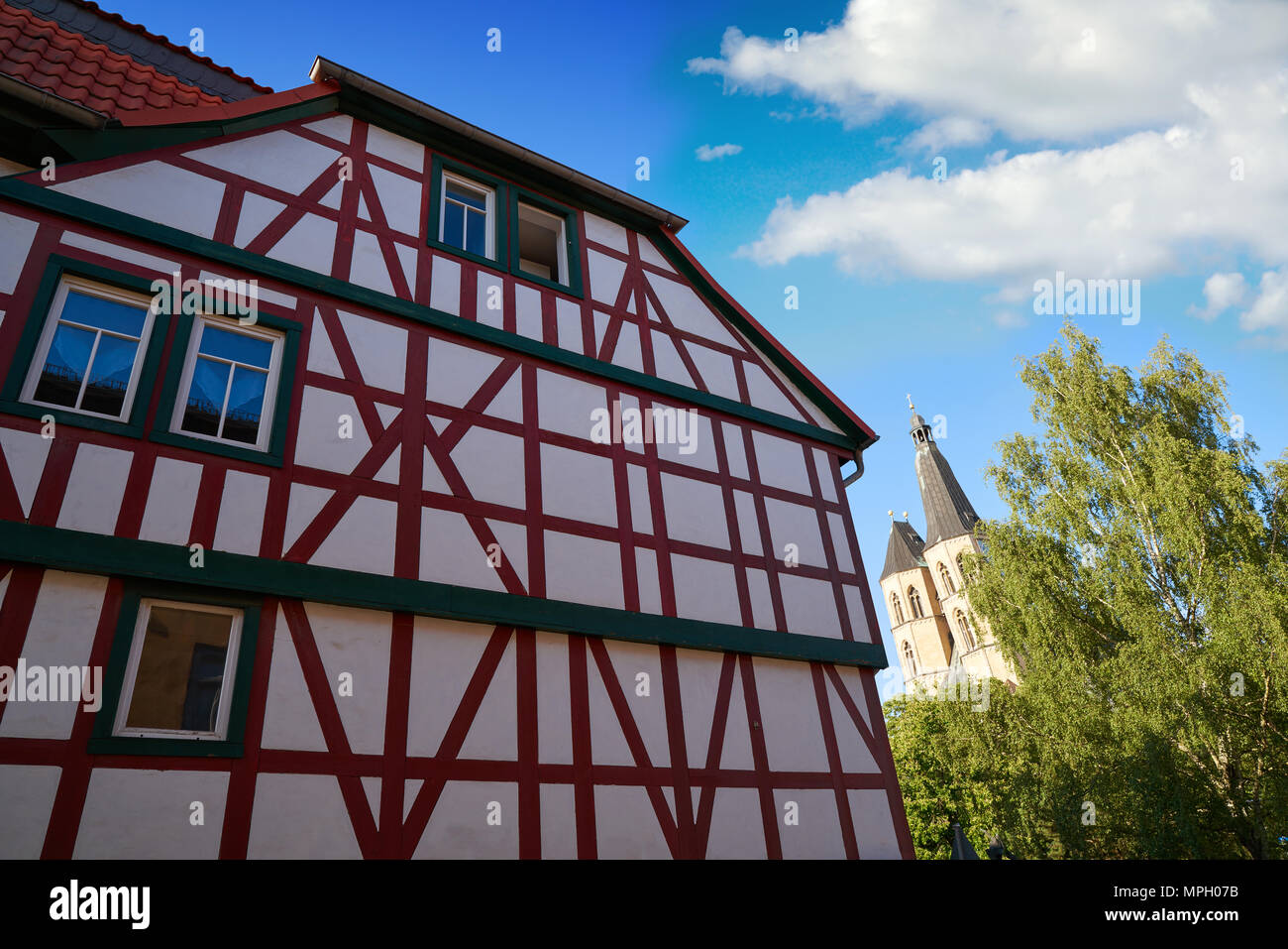 Nordhausen downtown facades in Harz Thuringia of Germany Stock Photo ...
