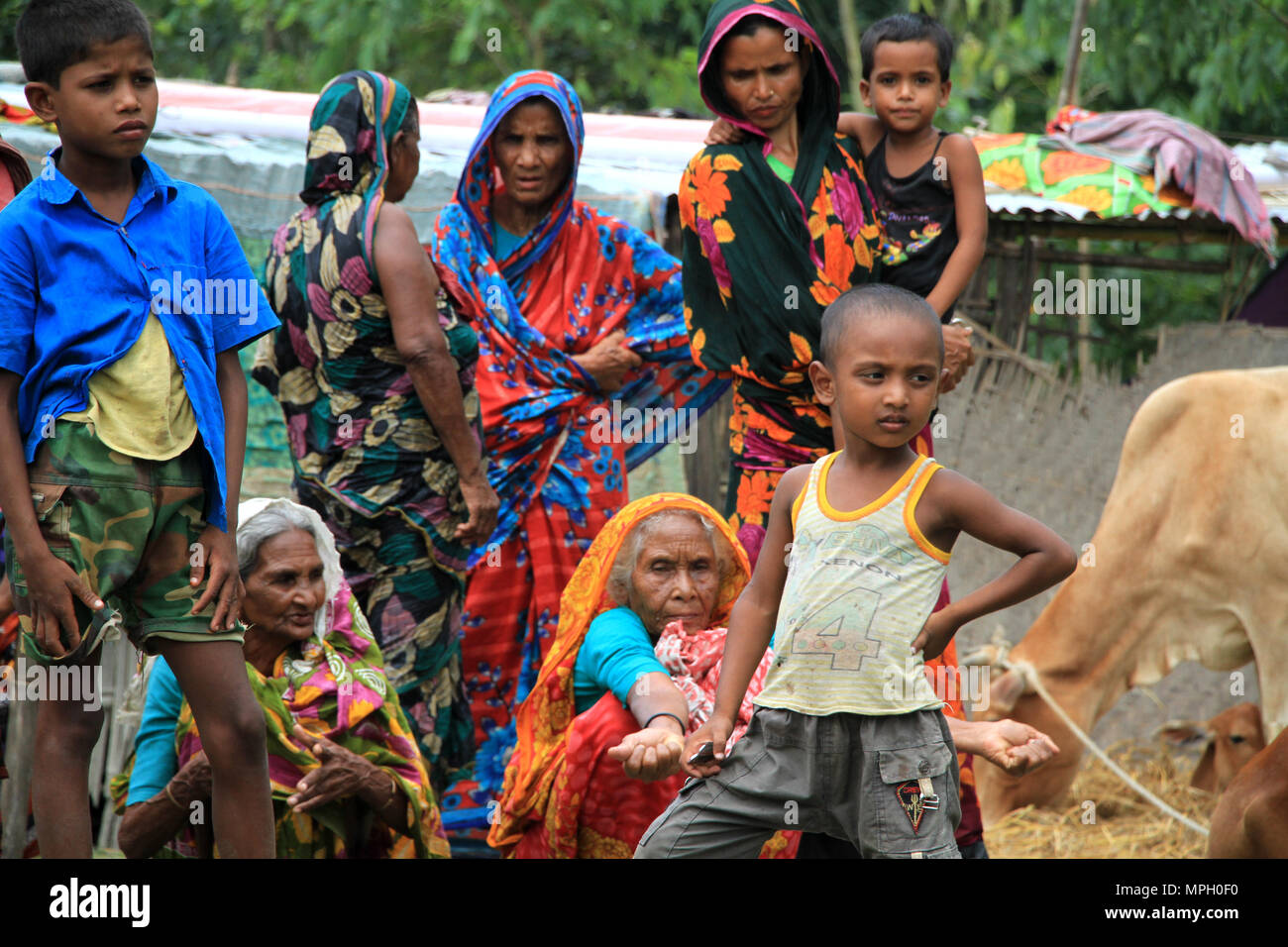 Bangladesh. Flood affected people in Bangladesh. Bangladesh has ...