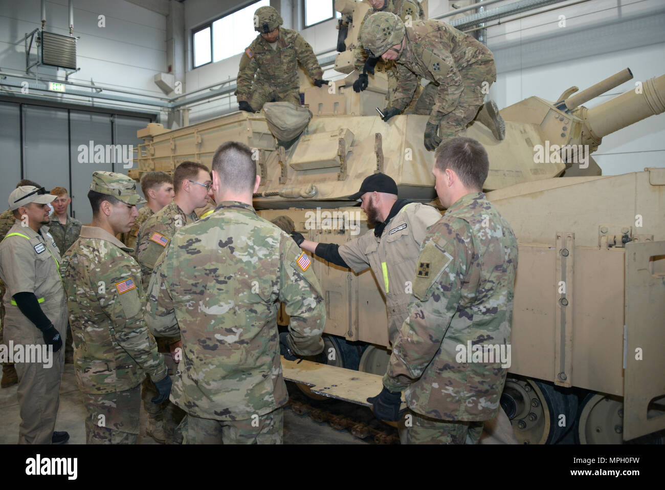 U.S. Soldiers, assigned to the 1st Battalion, 66th Armor Regiment, 3rd ...