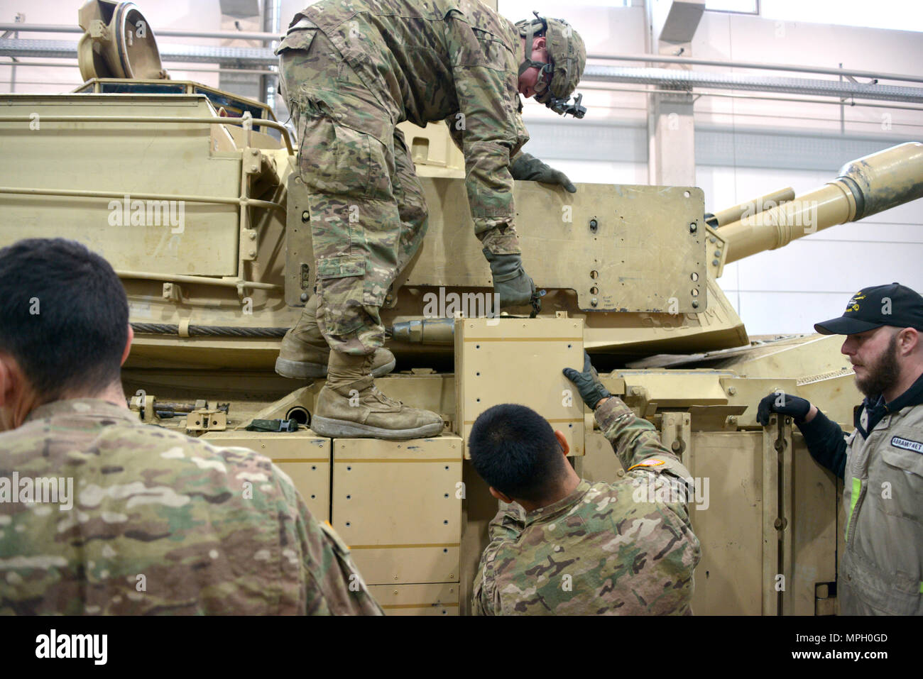 Soldiers of 1st Battalion, 66th Armor Regiment, 3rd ABCT, 4th Infantry ...