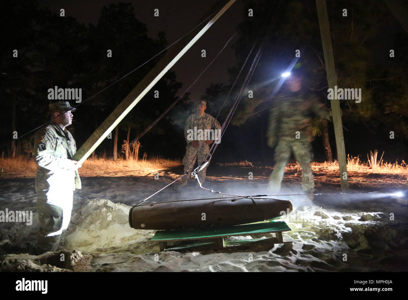 U.S. Soldiers assigned to the 767th Ordnance Company (EOD), 192nd Ordnance Disposal Battalion ...