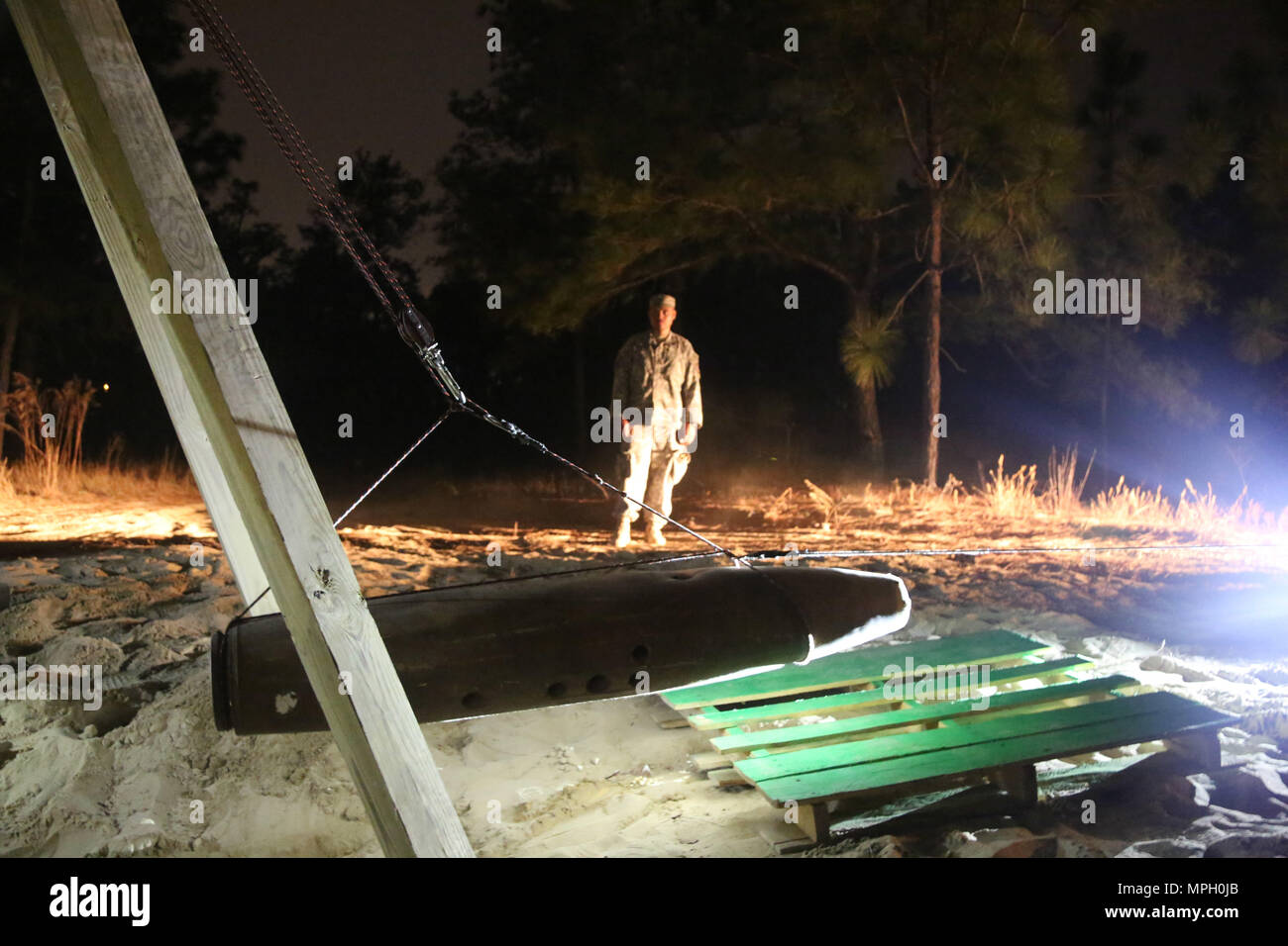 U.S. Army Staff Sgt. Juan Chavez, assigned to the 767th Ordnance ...
