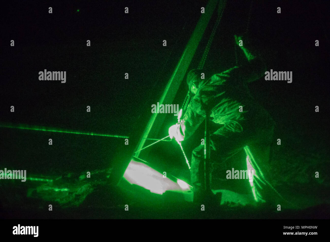 U.S. Army Staff Sgt. Eric Fitzgerald, assigned to 767th Ordnance Company (EOD), 192nd Ordnance ...