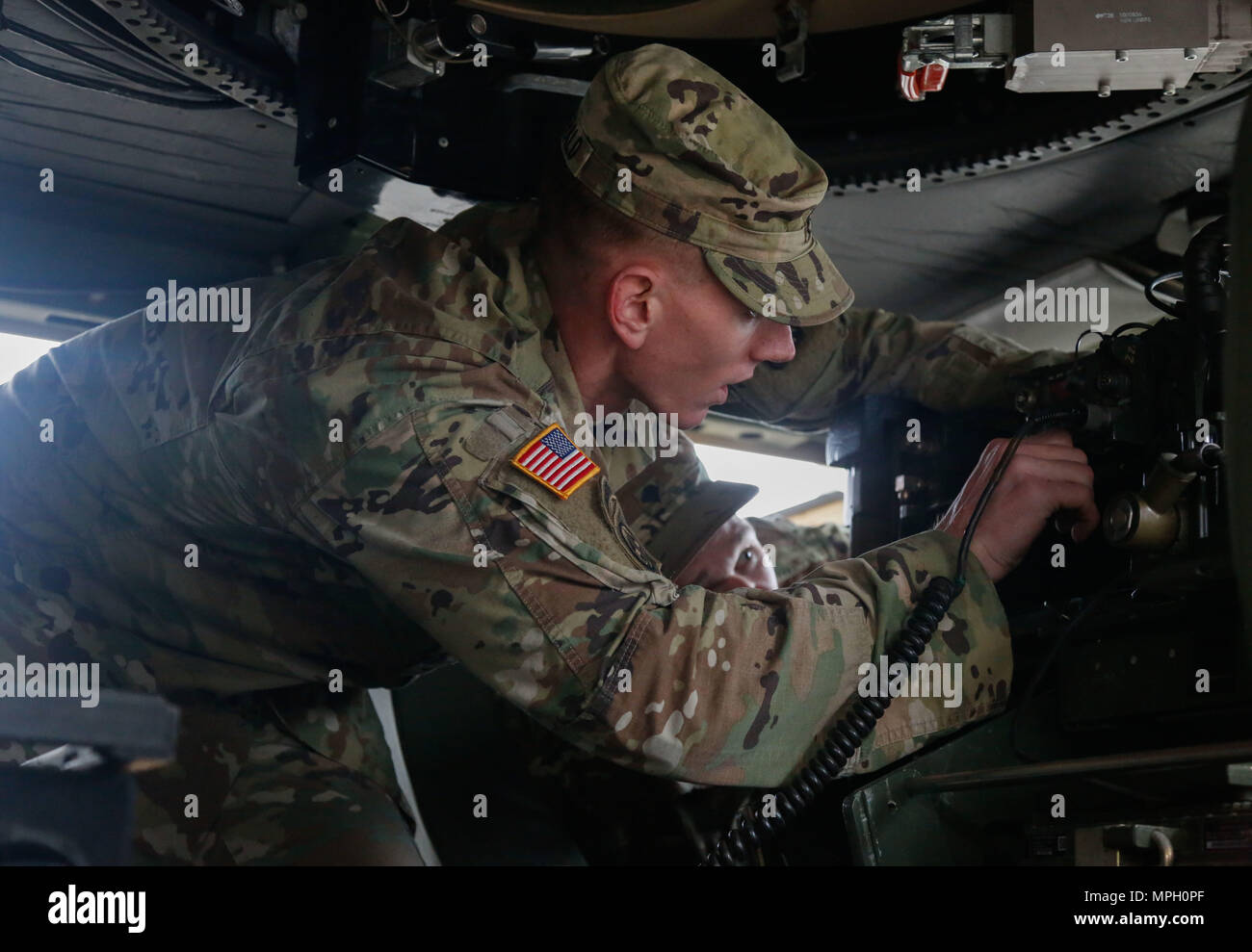 U.S. Army Staff Sgt. Eric Fitzgerald, assigned to 767th Ordnance ...