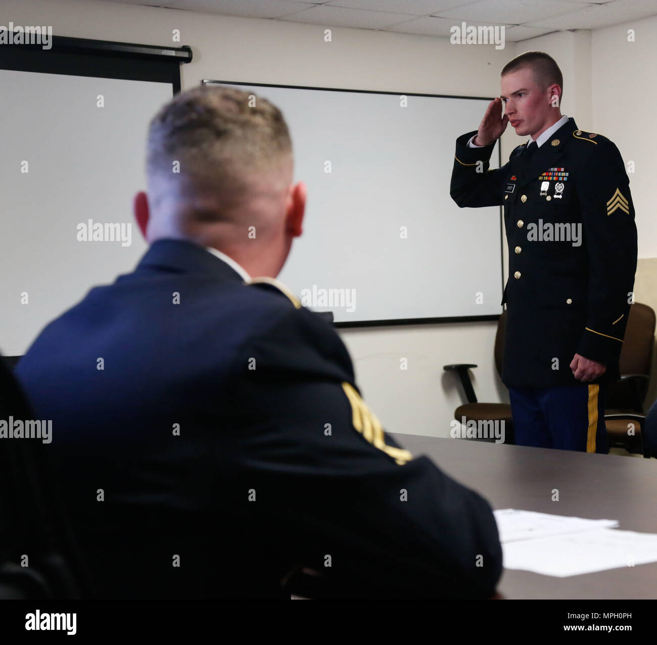 U.S. Army Sgt. Jacob Christy, Headquarters and Headquarters Detachment ...