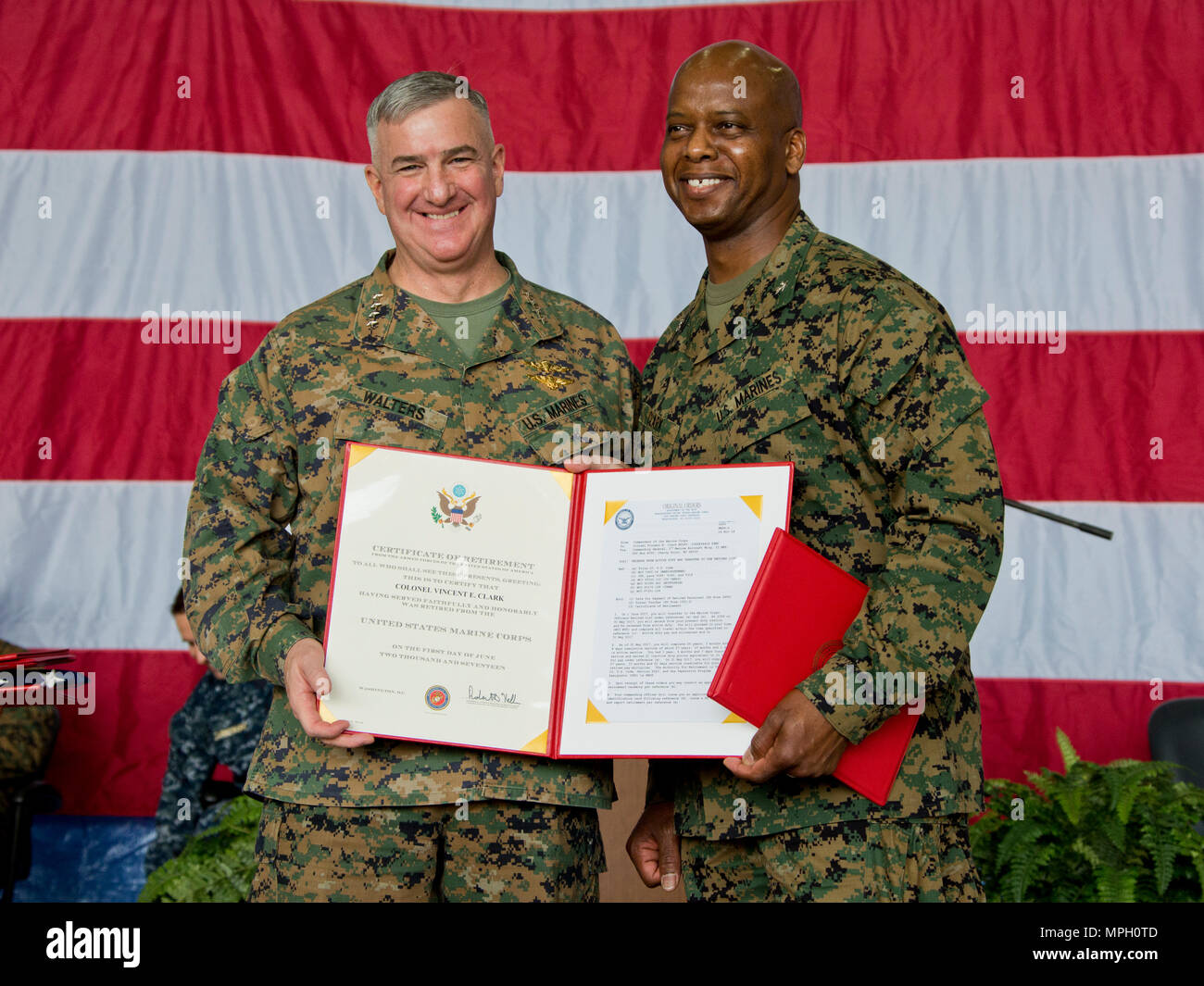 U.S. Marine Corps Gen. Glenn M. Walters, 34th assistant commandant of ...