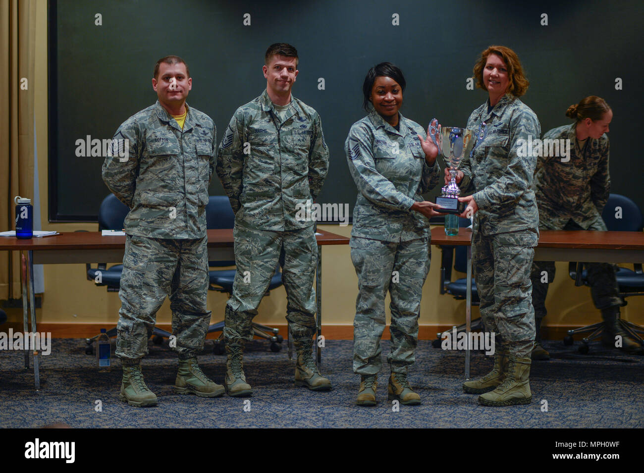 SCHRIEVER AIR FORCE BASE, Colo. -- Col. Robyn Slade (right), Individual ...