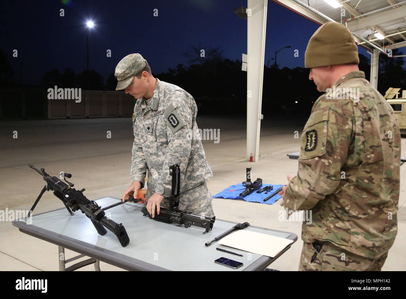U.S. Army Spc. Tyler Arbuckle, 18th Ordnance Company (EOD), 192nd ...