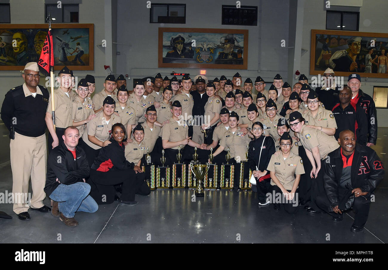 2017 navy junior reserve officers training corps hi-res stock ...