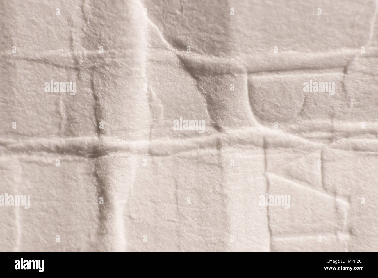 Crumpled white paper texture hi-res stock photography and images - Alamy
