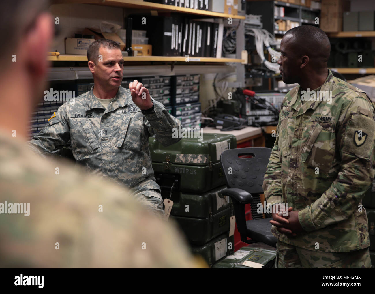 Alabama National Guardsman Chief Warrant Officer 4 Karl Trawick ...