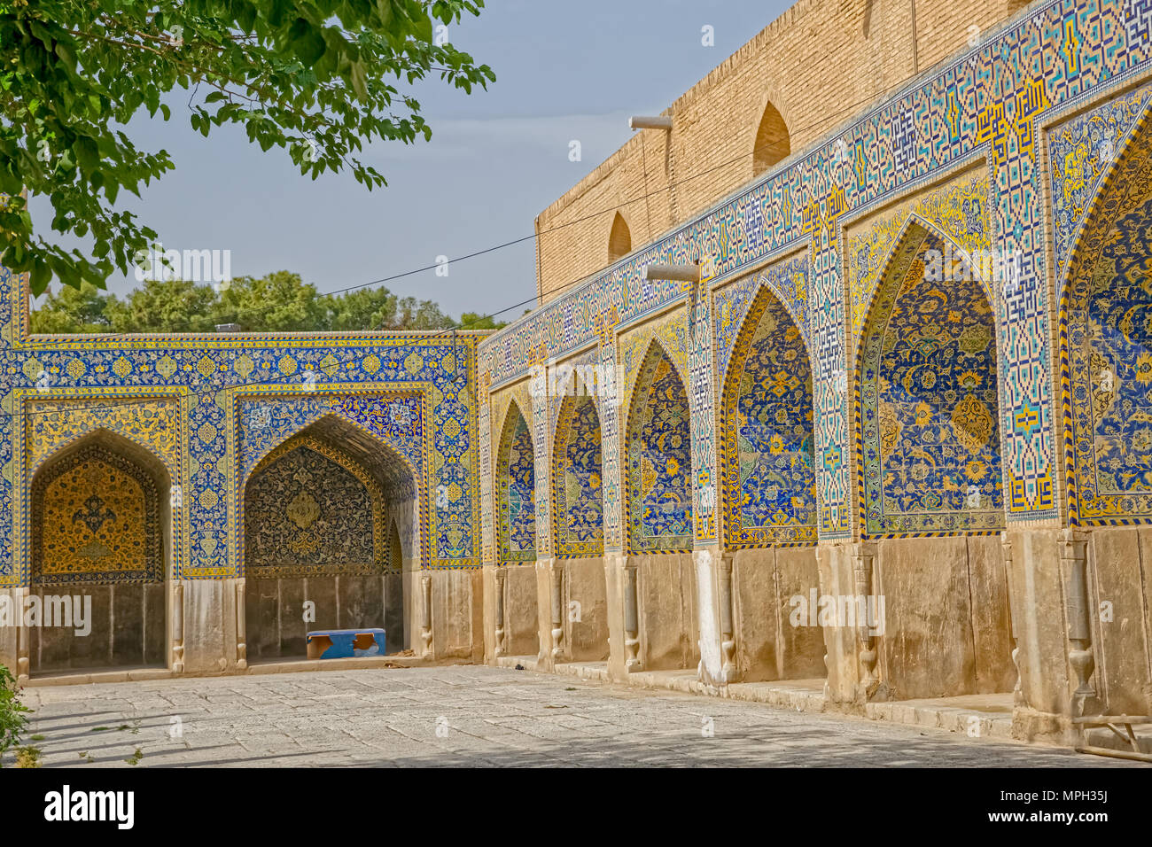 Isfahan Shah Mosque renovation Stock Photo - Alamy