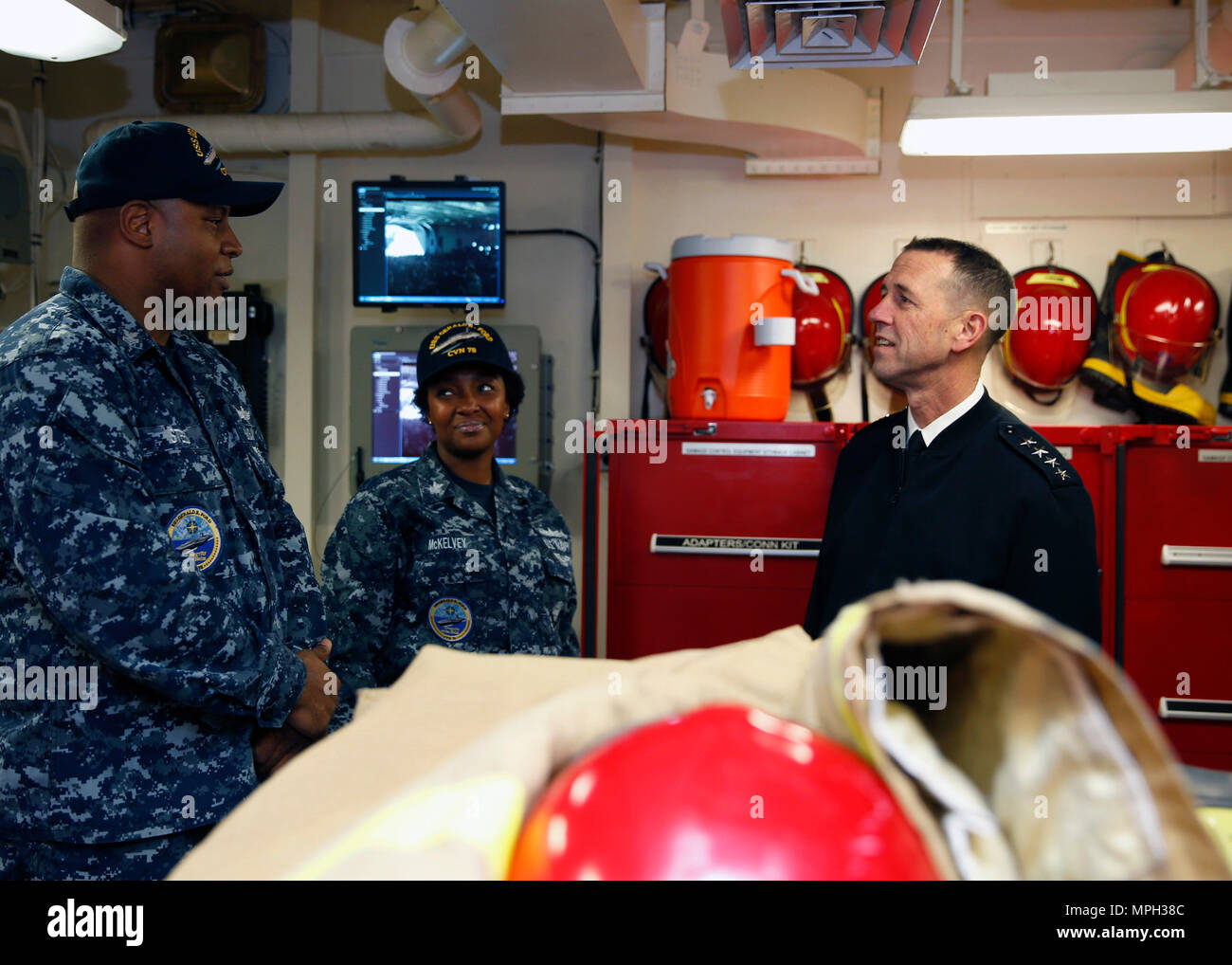 NEWPORT NEWS, Va. (March 2, 2017)-- Chief of Naval Operations Adm. John ...