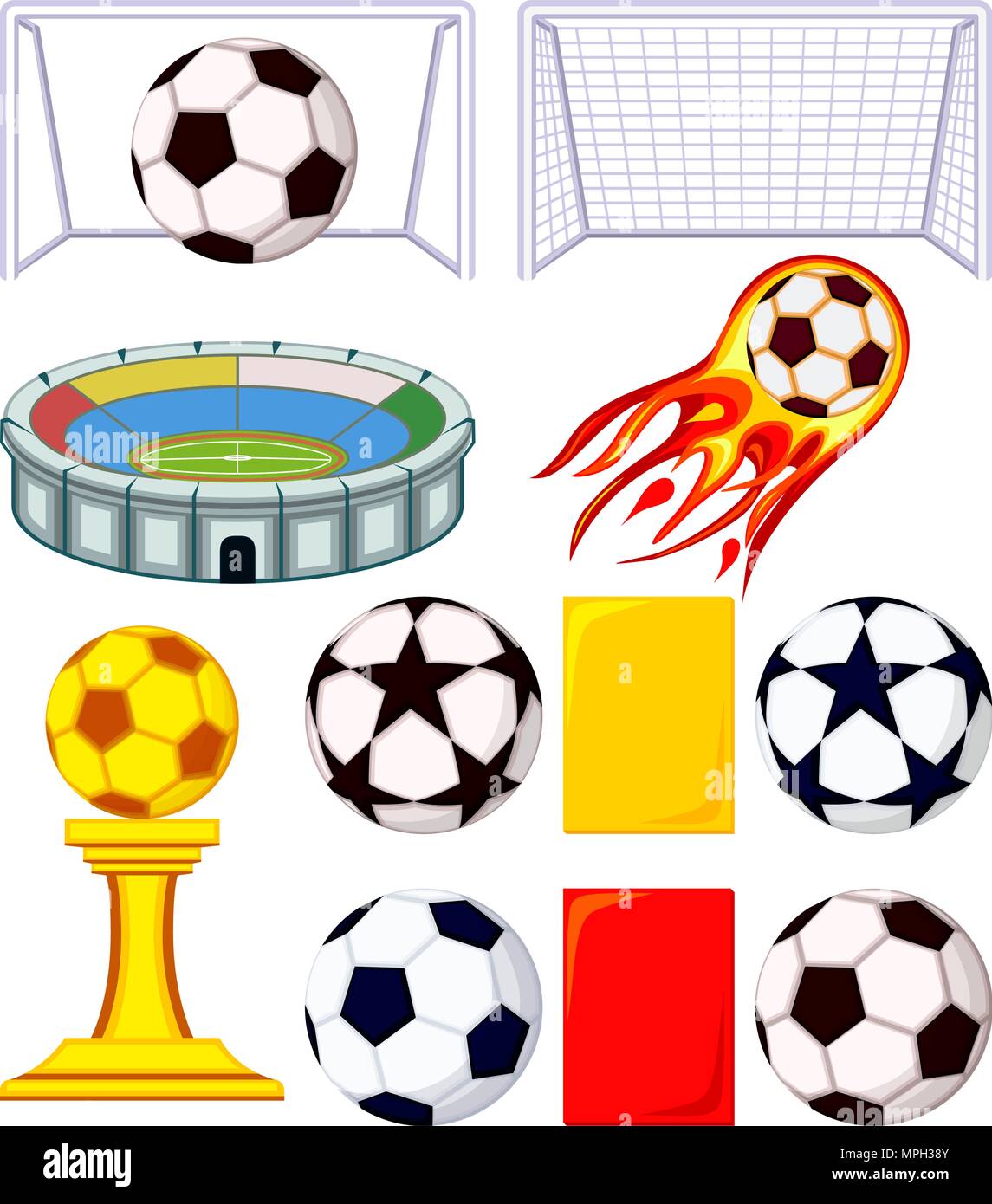 Soccer goal post icon Stock Vector Images - Alamy