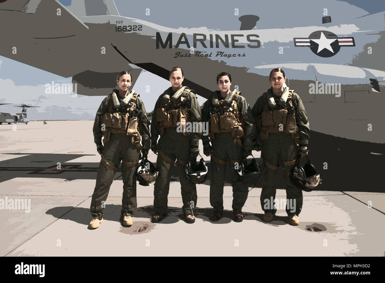 MARINE CORPS BASE HAWAII - From left to right, Capt. Ashley Myers, from ...