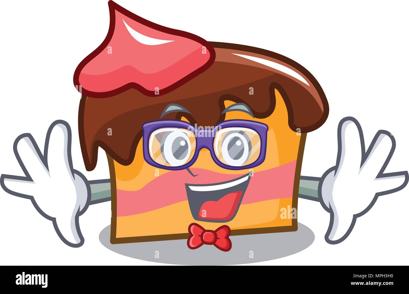 Yellow sponge cake Stock Vector Images - Alamy