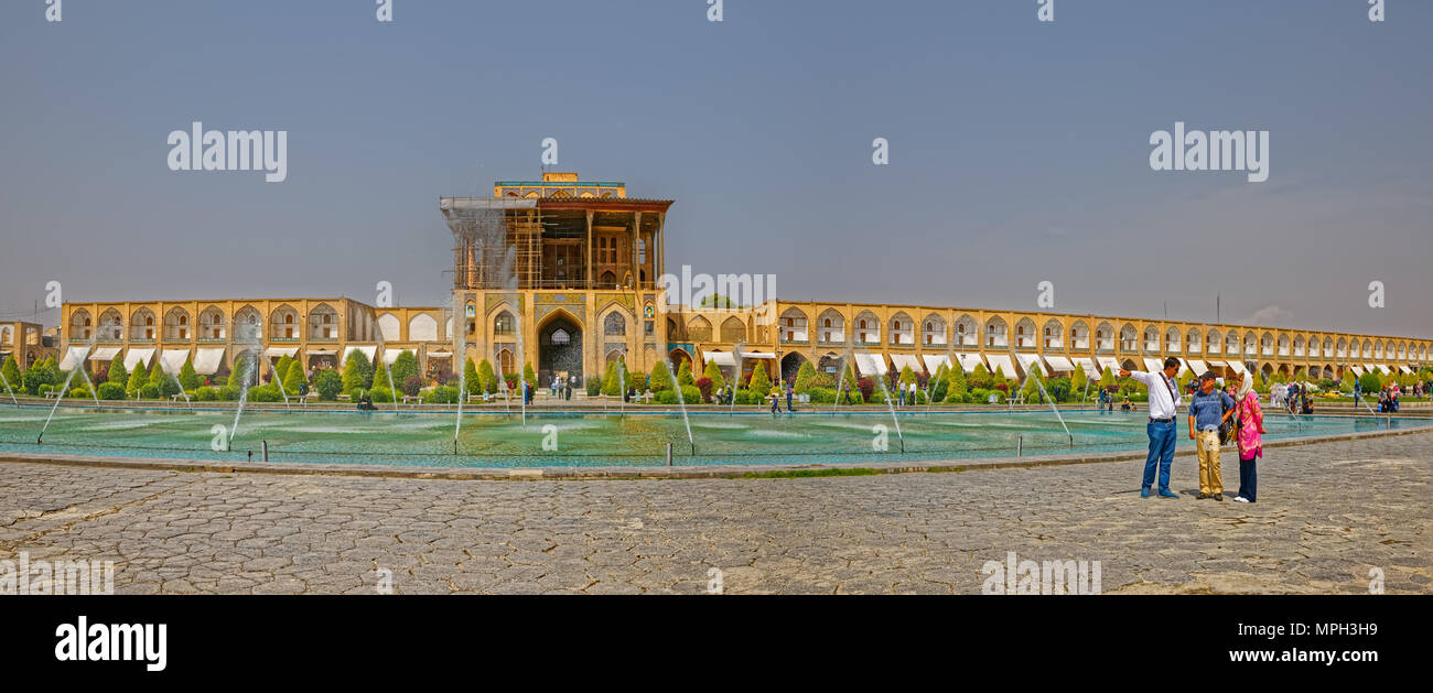 Isfahan Ali Qapu Palace Stock Photo - Alamy