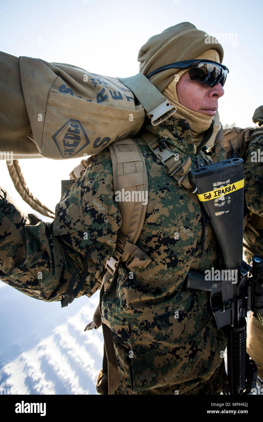 U.S. Marine Corps Sgt. Alexander Ibarra, water support technician, 7th ...